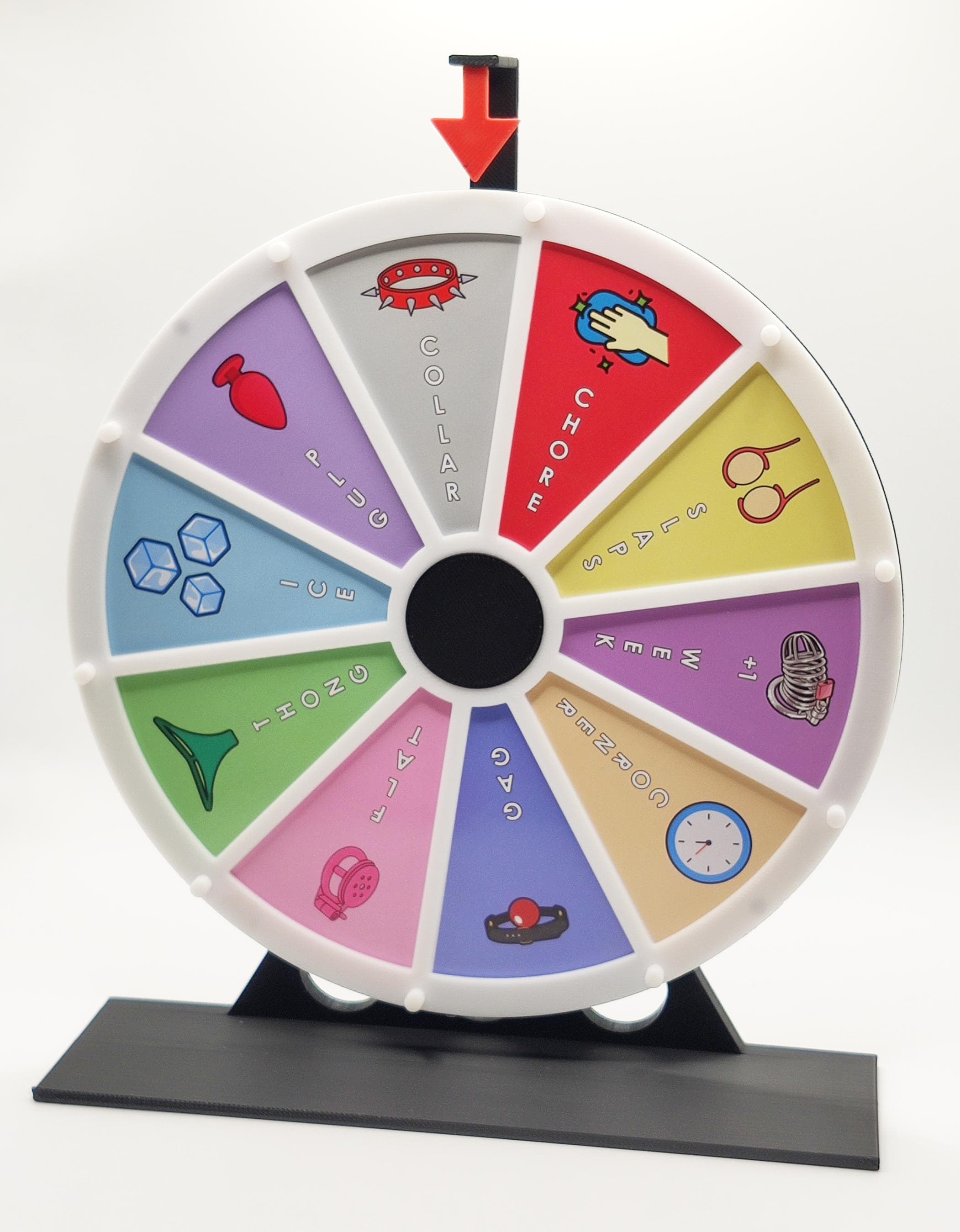 Chastity Wheel of Fortune - Kinky BDSM Wheel of Challenges - Chastity Roulette, Femdom Games ...