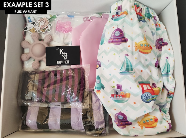 ABDL Starter Kit | Mystery Box for Adult Baby, Diaper Lover, DDLG ...