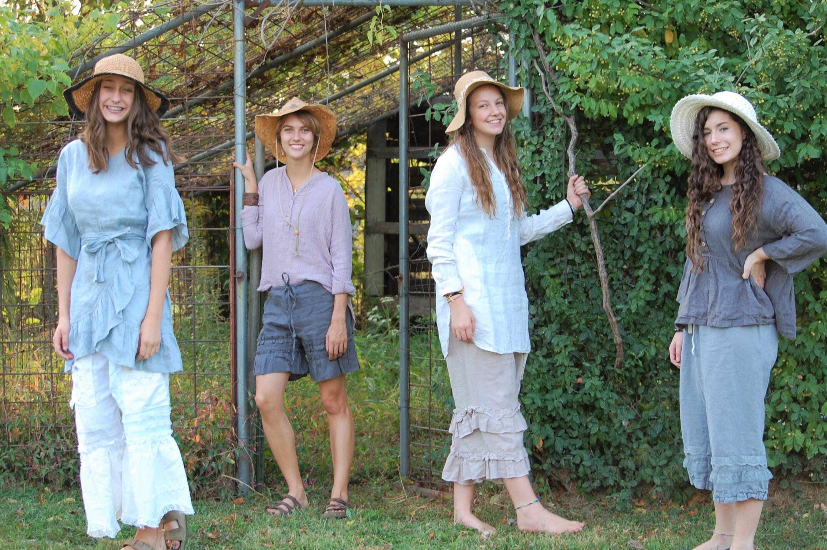 Ruffled Pants | Ruffles and Lace | Linen Bloomers | | Prairie Style ...