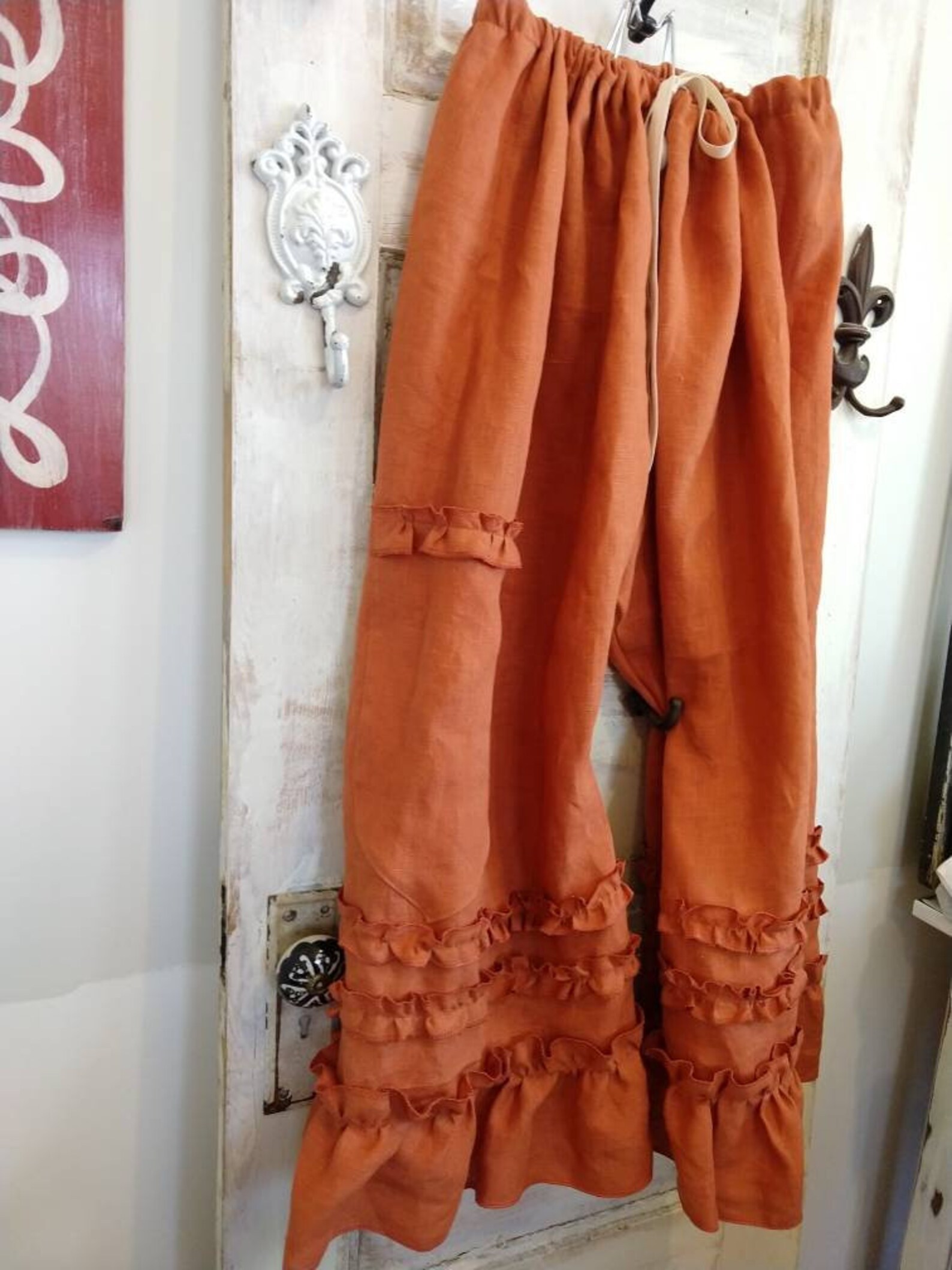 Linen Bloomers | Prairie Style | Ruffled Pants | Cottage Clothing ...