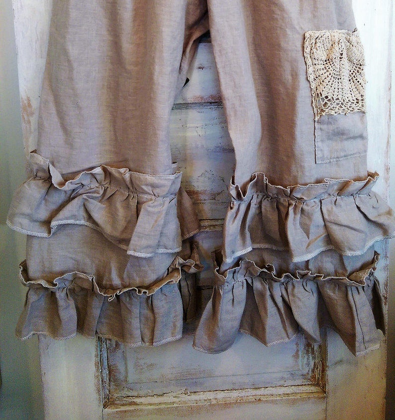 Washed Linen Bloomers | Women's Bloomers | Boho Fashion | Ruffled ...
