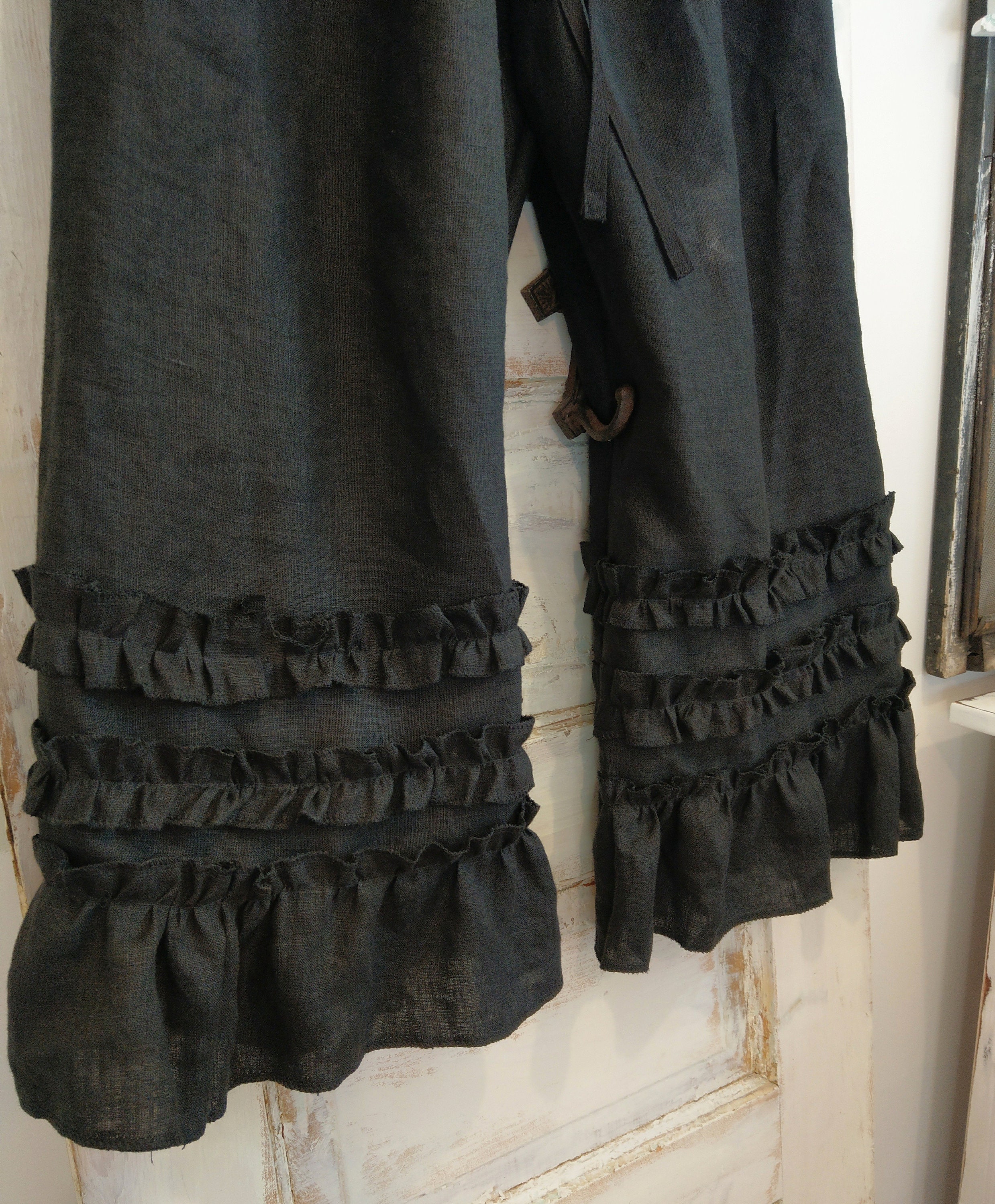 Prairie Style | Linen Bloomers | Little Ruffled Love | Linen Pants ...