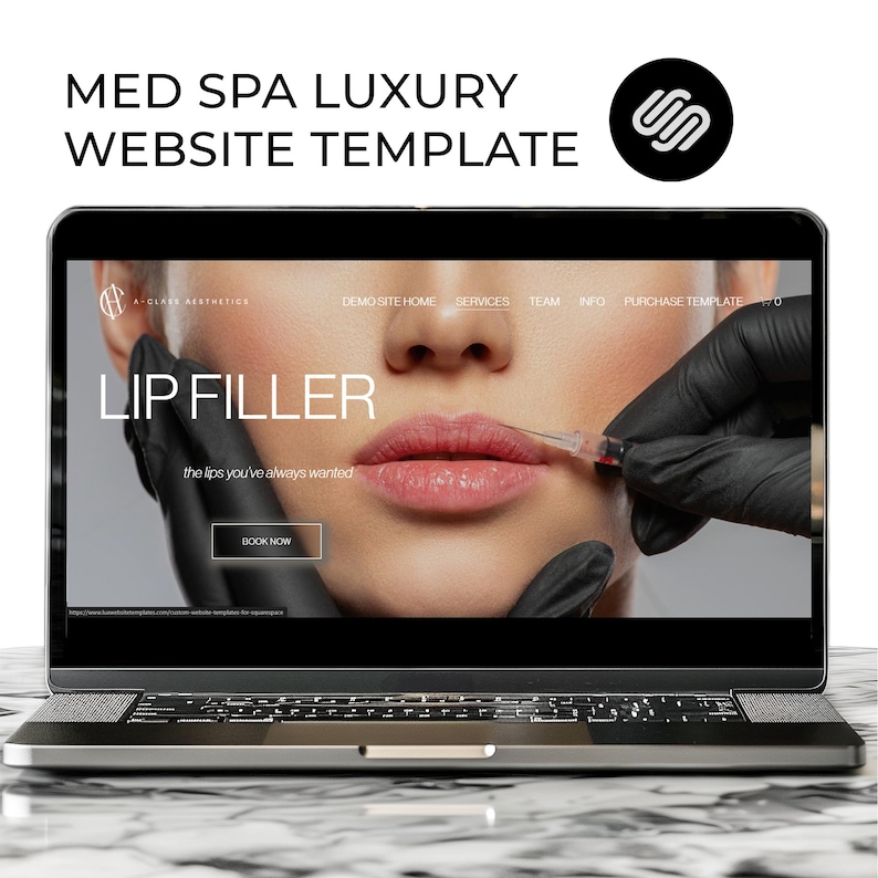 Med Spa Website Template | Beauty Salon Website Template | Aesthetic ...