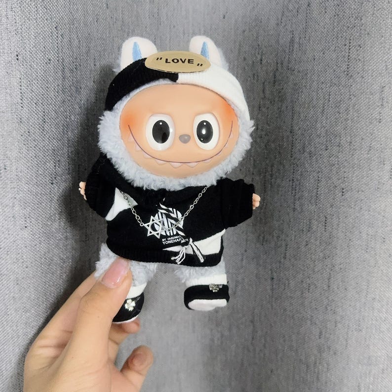 Labubu Clothes Handmade Labubu Outfit Crochet Labubu Shirt Gifts for ...