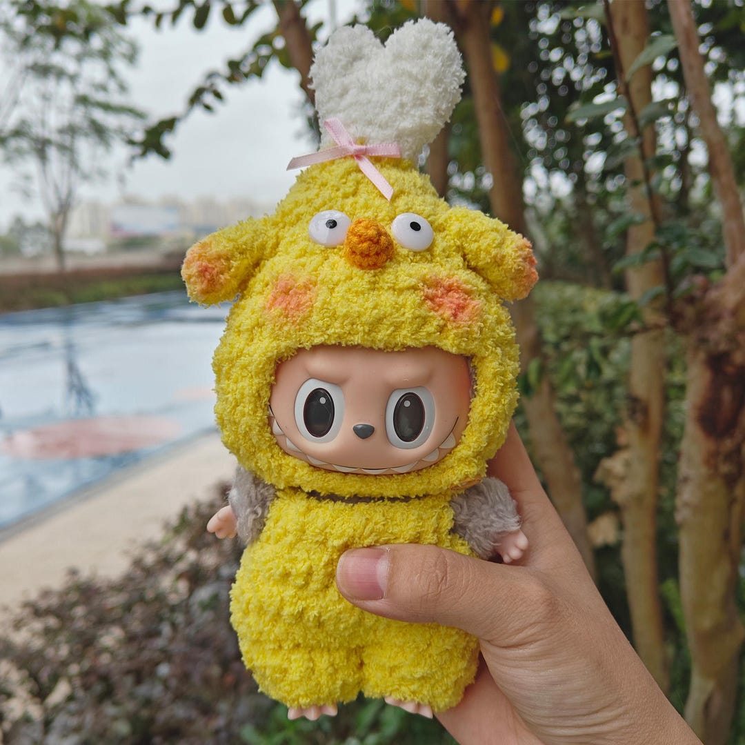 Labubu Clothes Handmade Labubu Outfit Crochet Labubu Shirt Gifts for ...