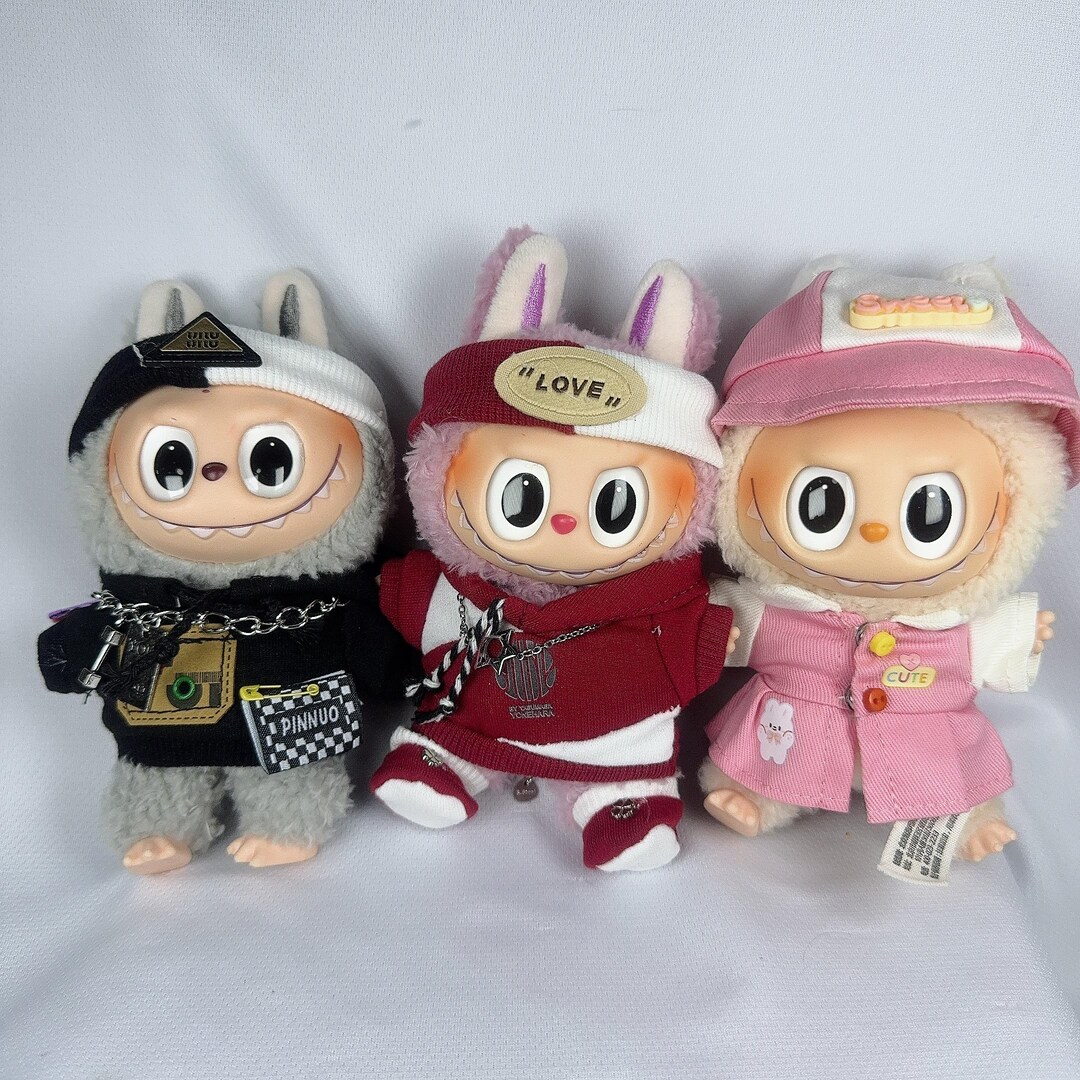 Labubu Clothes Handmade Labubu Outfit Crochet Labubu Shirt Gifts for ...