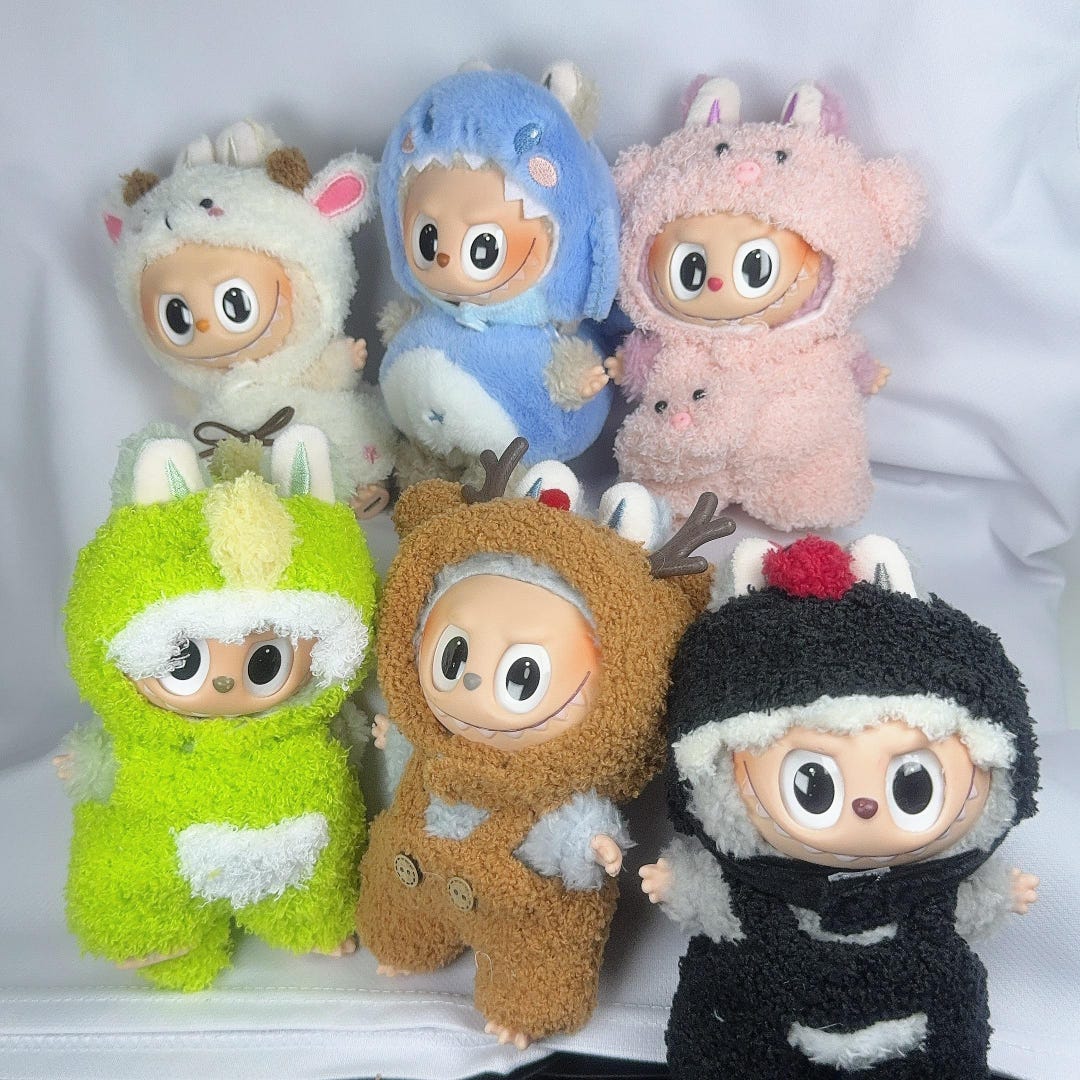 Labubucrochet Labubu Clotheslabubu Outfitcustomized Labubu Giftszimomo ...