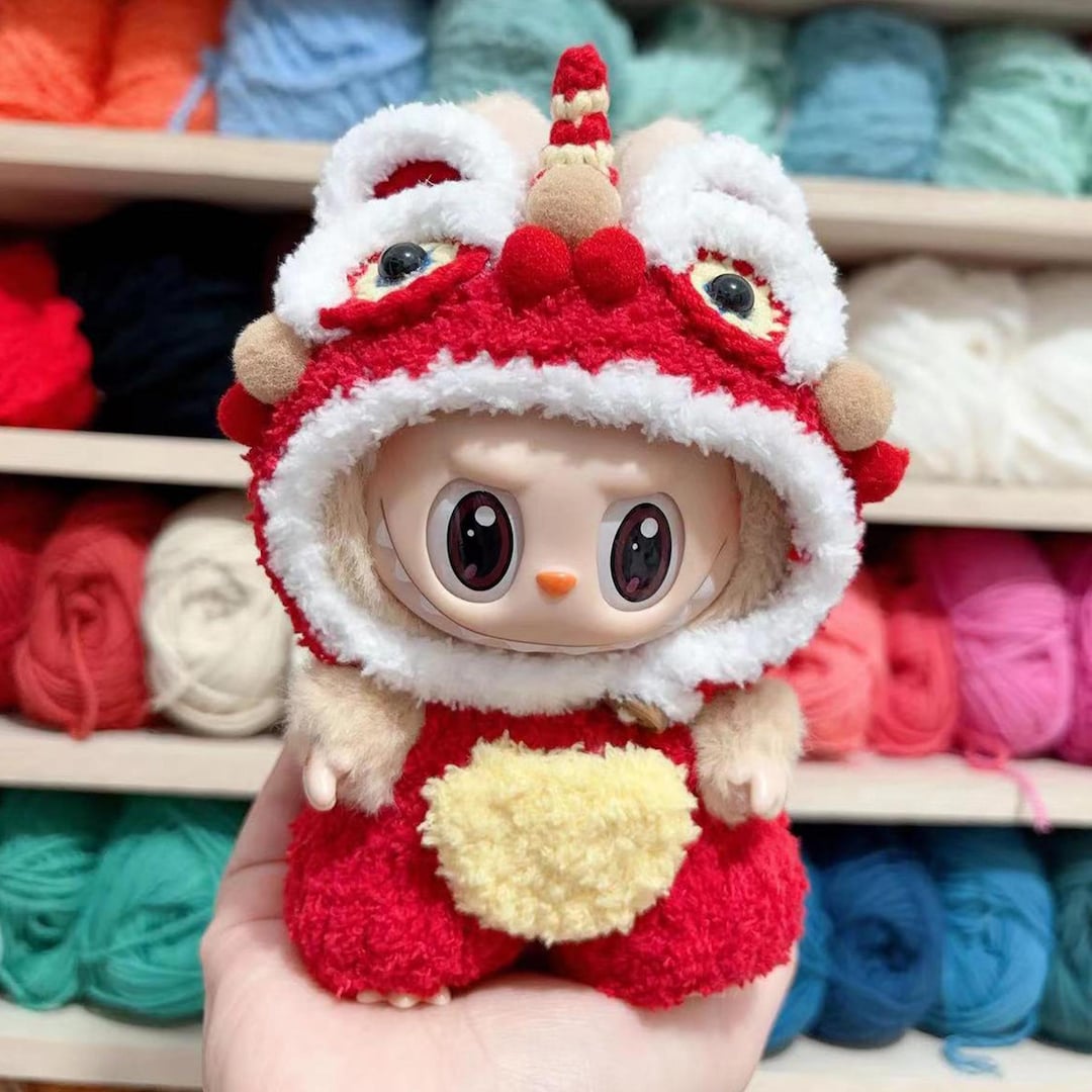 Labubucrochet Waking Lion Style Labubu Clotheslabubu Outfitcustomized ...