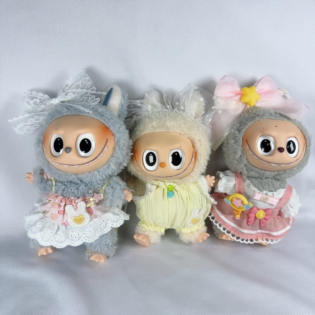 Labubu Clothes Handmade Labubu Outfit Crochet Labubu Shirt Gifts for ...