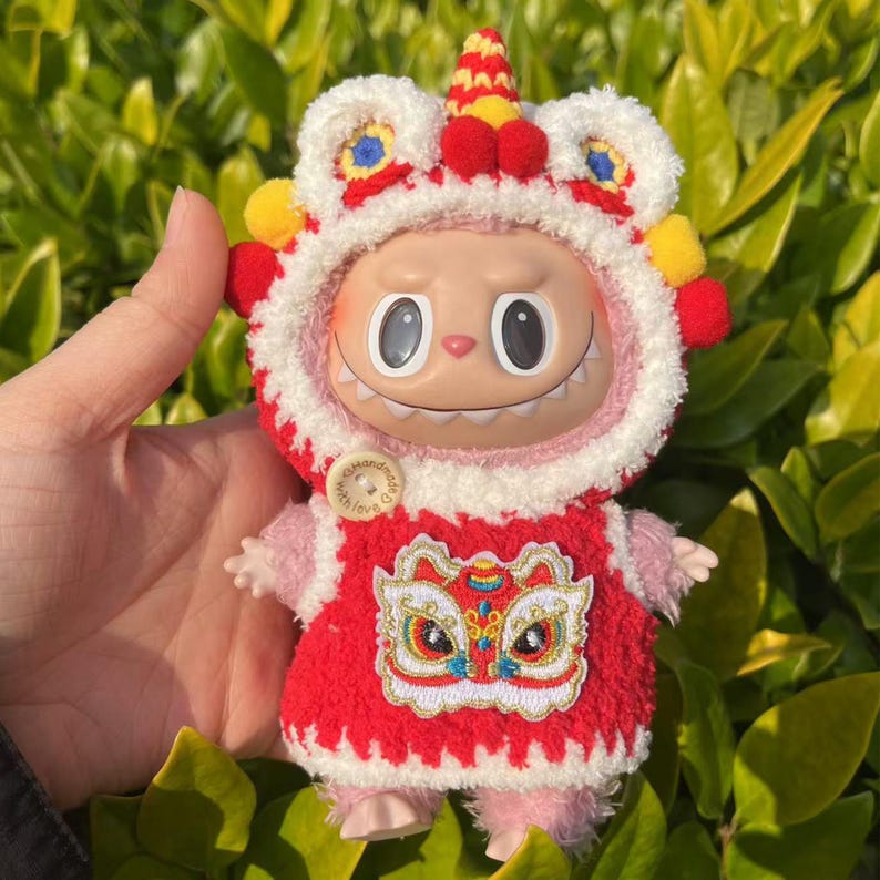 Labubu Clothes Handmade Labubu Outfit Crochet Labubu Shirt Gifts for ...