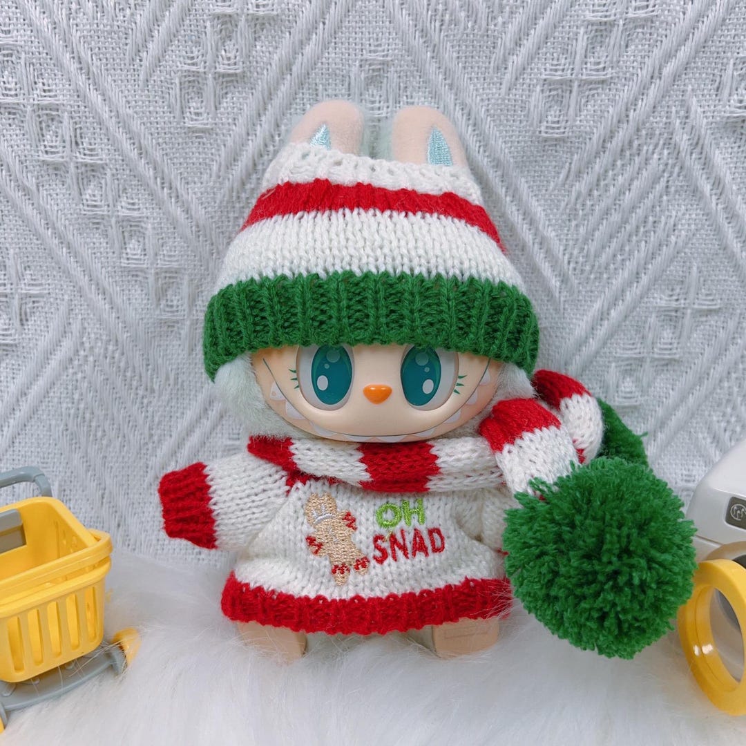 Labubu Clothes Handmade Labubu Outfit Crochet Labubu Shirt Gifts for ...