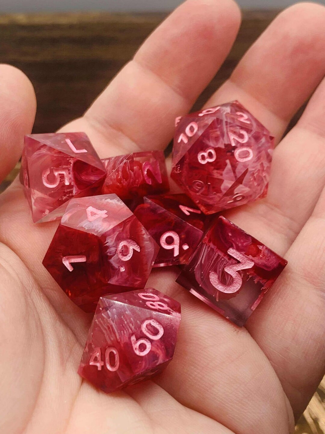 Classic Rose Barrel Dice Set, Dungeons & Dragons, Barrel D4 - Etsy