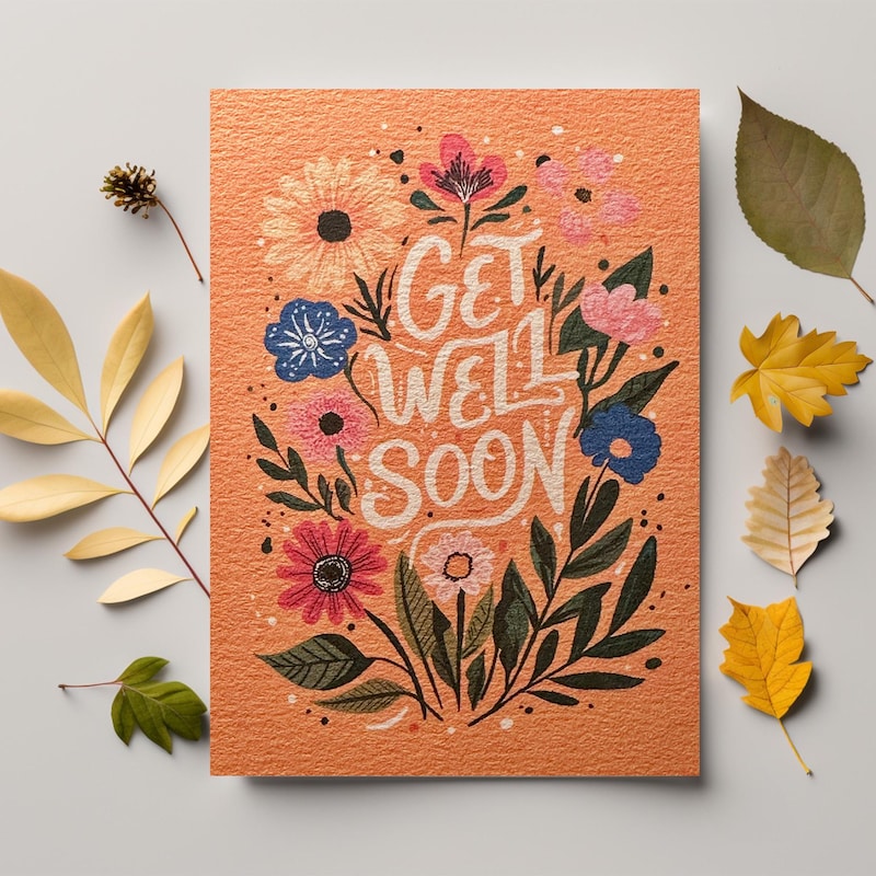 Get Well Hand Made Card - Etsy