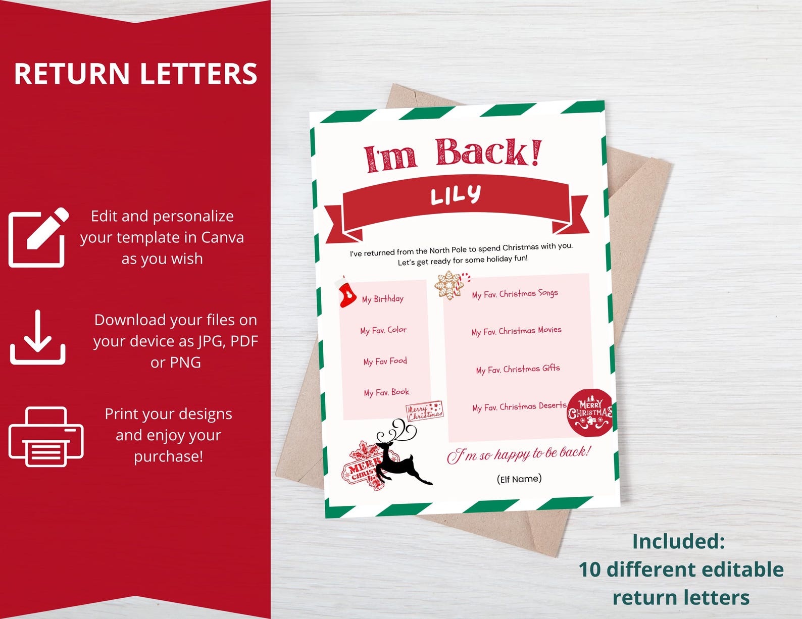 Elf Kit | Eleven Games | Eleven Printable | Eleven Letter | Eleven ...