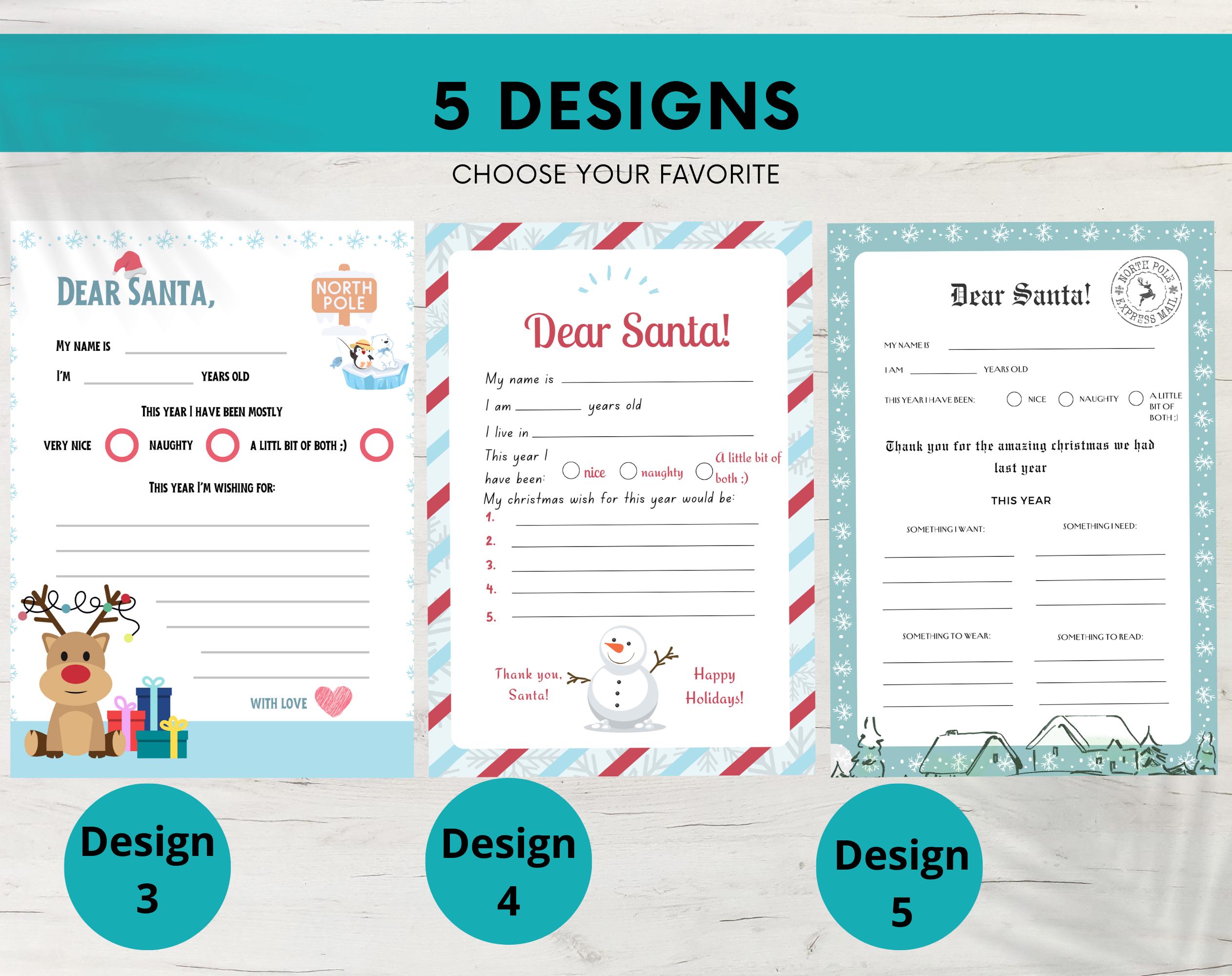 Christmas Wish List | Secret Santa List | Favorites List | Printable ...