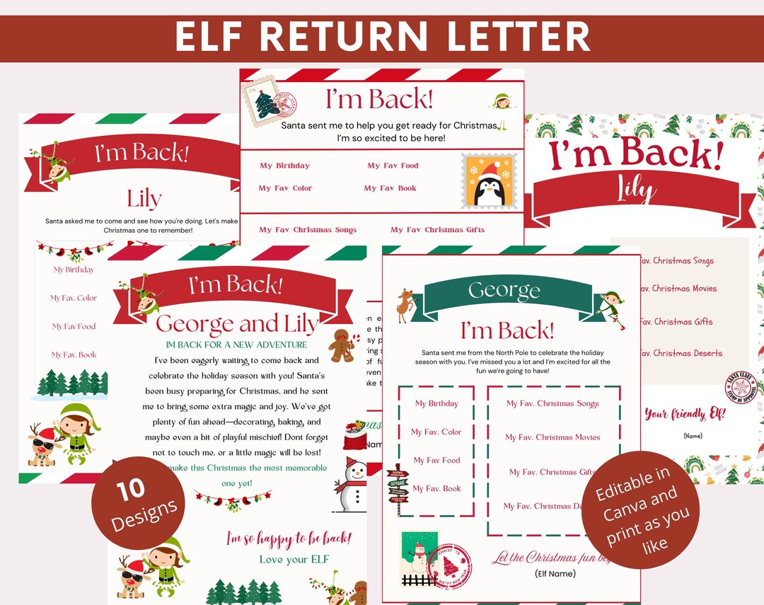 Eleven Return Letter Letter From Santa Santa Letter Letter From Eleven ...