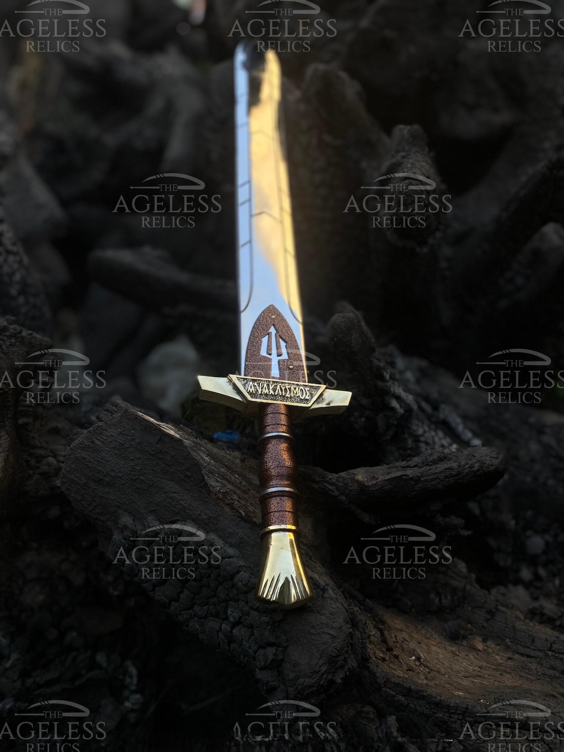 Custom Riptide Sword of Percy Jackson, Forged Olympians Sword ...