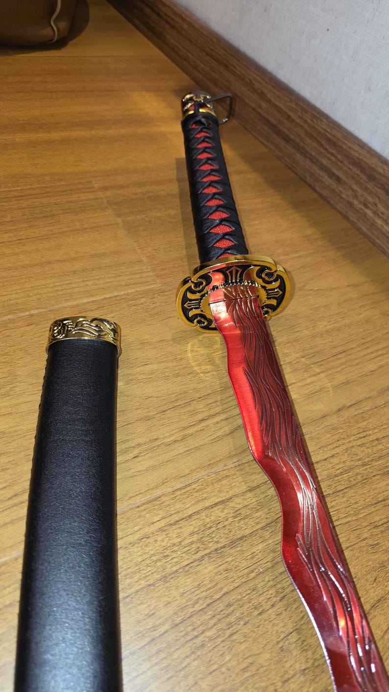Rivers of Blood Sword Replica, Life Size Katana Prop, Elden Ring Weapon ...