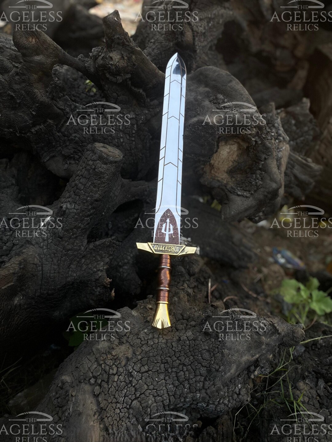Custom Riptide Sword of Percy Jackson, Forged Olympians Sword ...