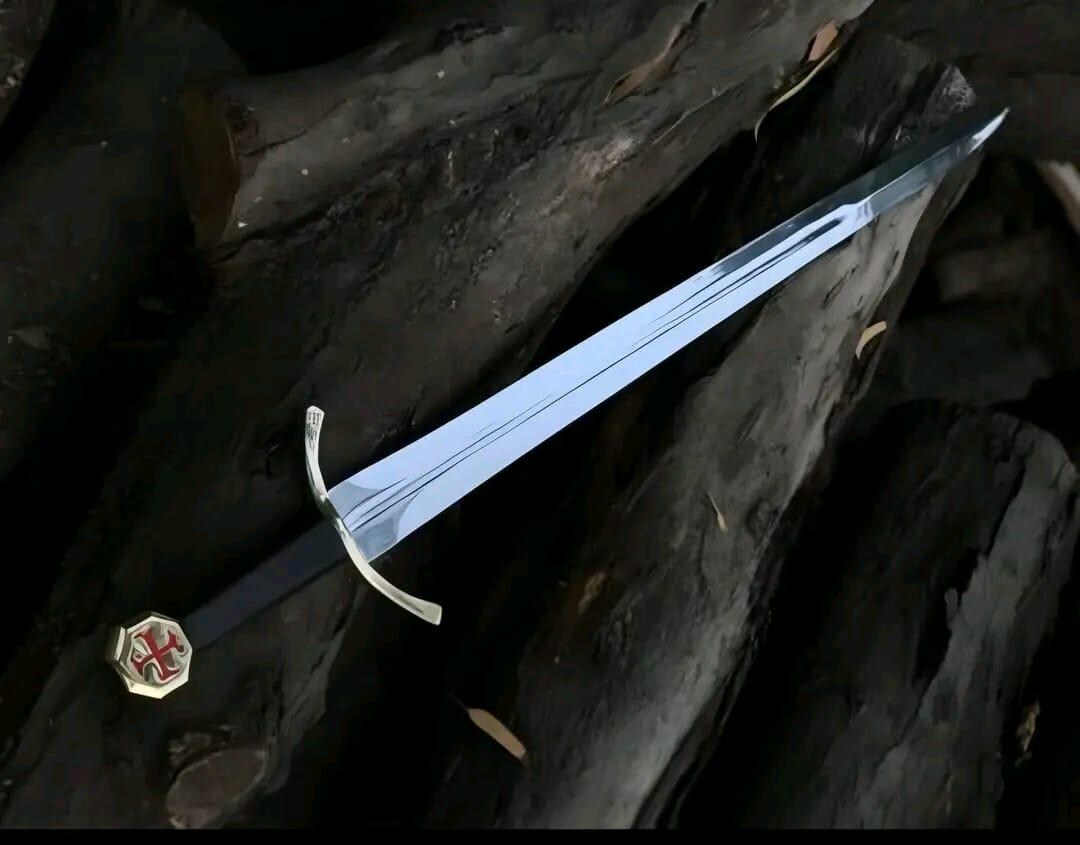 Authentic Knights Templar Medieval Sword With Exquisite Leather ...