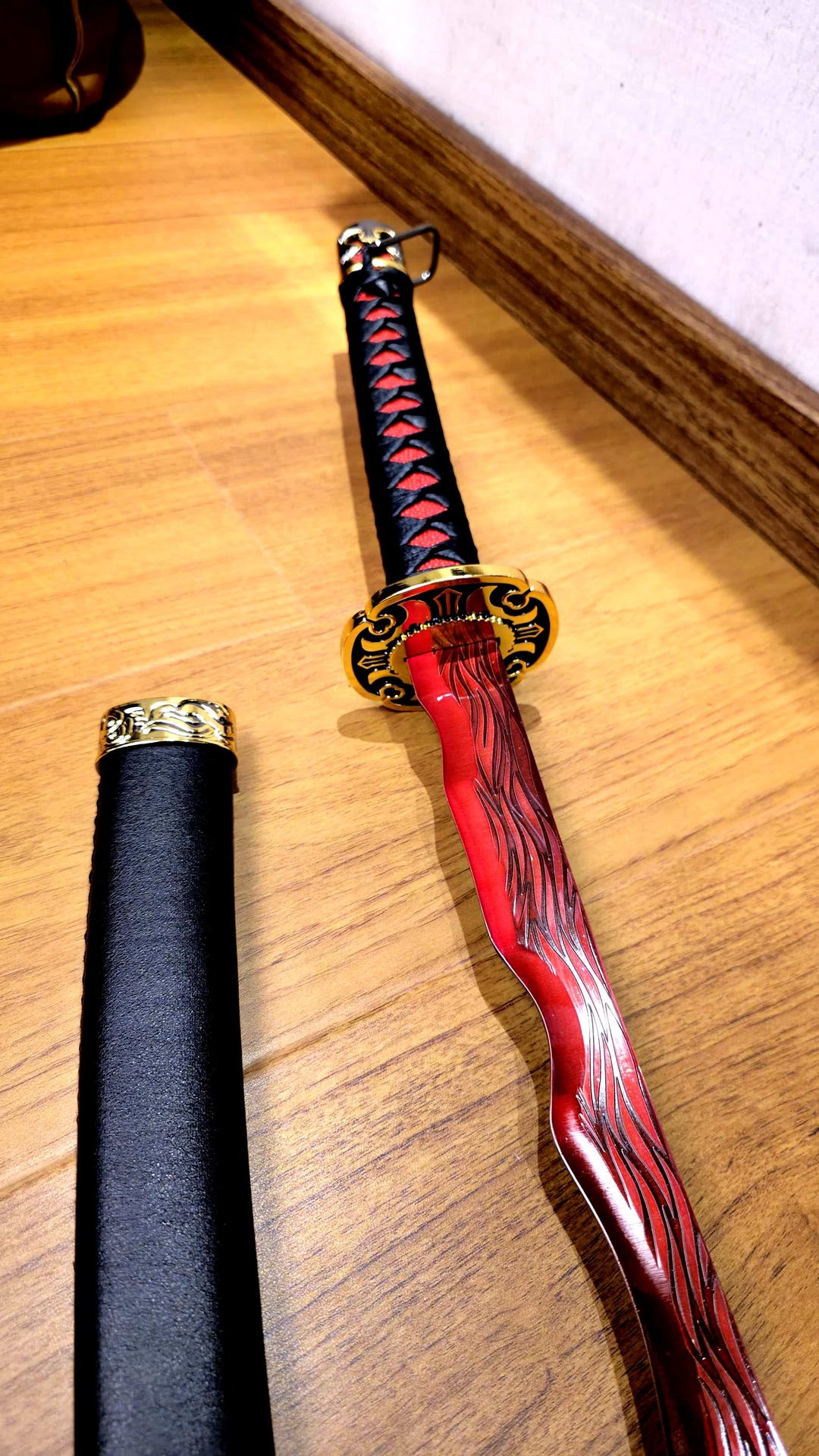 Rivers of Blood Sword Replica, Life Size Katana Prop, Elden Ring Weapon ...