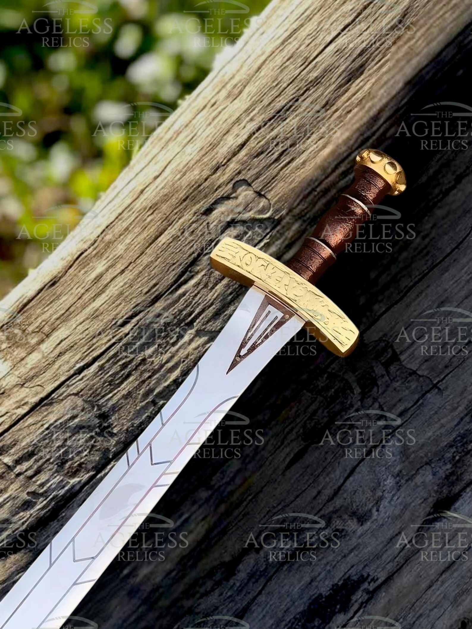 Pair of 2 Custom Riptide Sword of Percy Jackson, Forged Olympians Sword ...