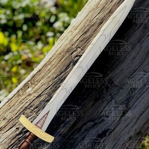 Pair of 2 Custom Riptide Sword of Percy Jackson, Forged Olympians Sword ...