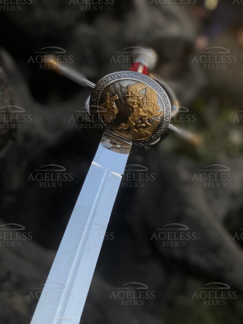 Don Quijote Sword Spanish Toledo , Fencing Rapier Quixote Rapier Design ...