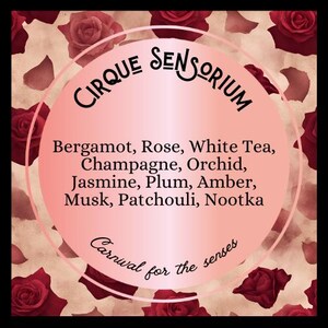 Marion Perfume - Bergamot, Rose, White Tea, Champagne, Orchid, Jasmine ...