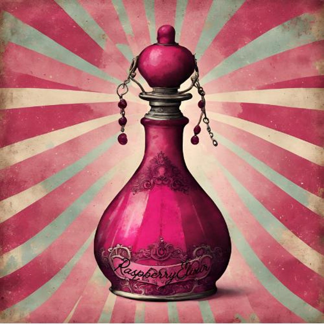 Crimson Night Raspberry Elixir Perfume - Raspberry, Mandarin, Lavender ...