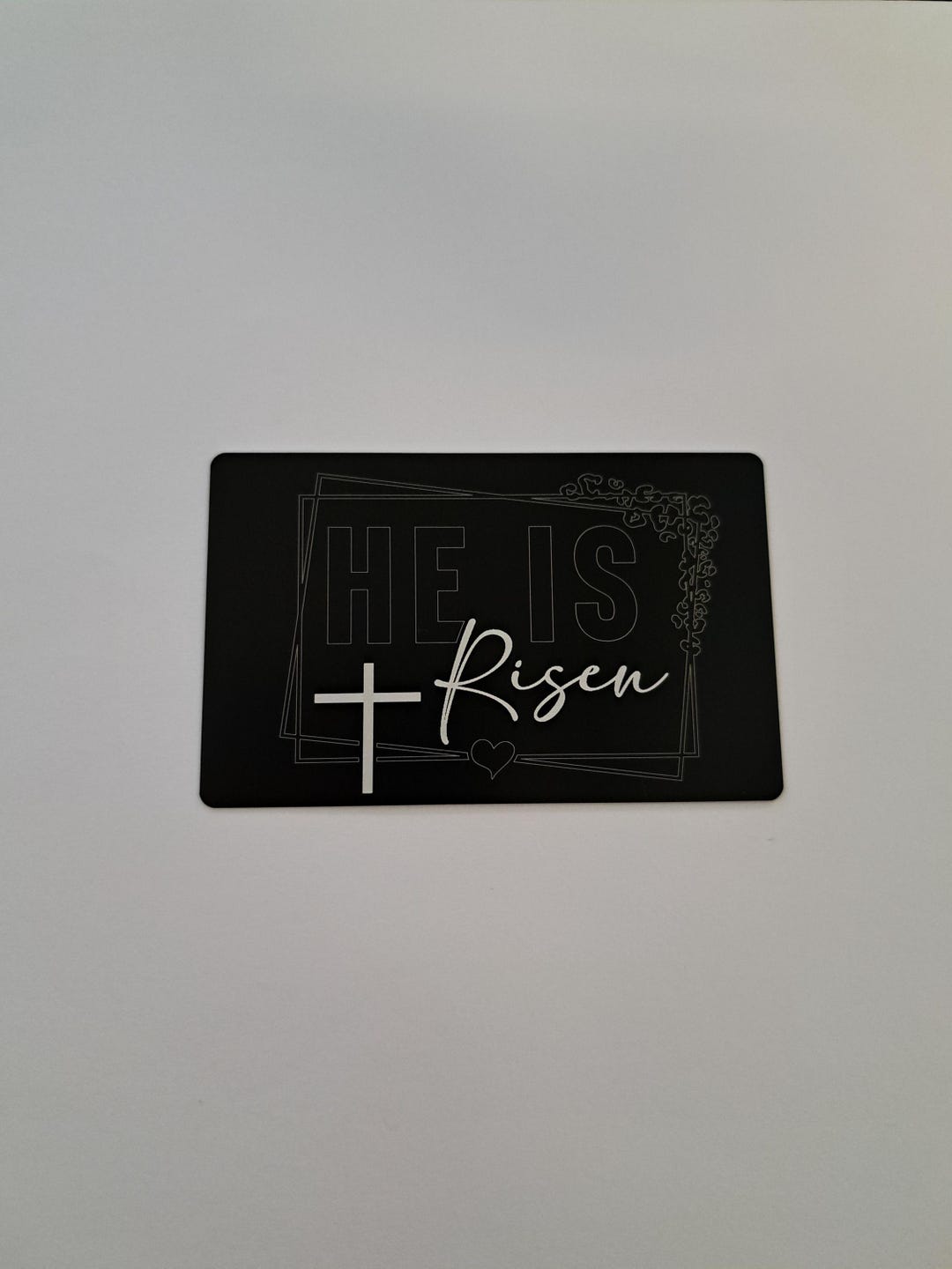 He is Risen Prayer Card - Etsy