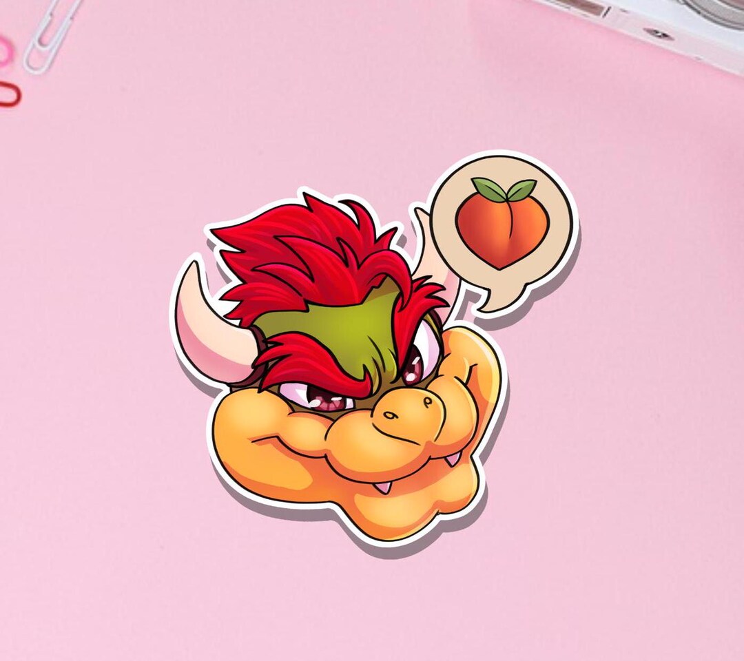 Bowser Sticker Mario Movie - Etsy
