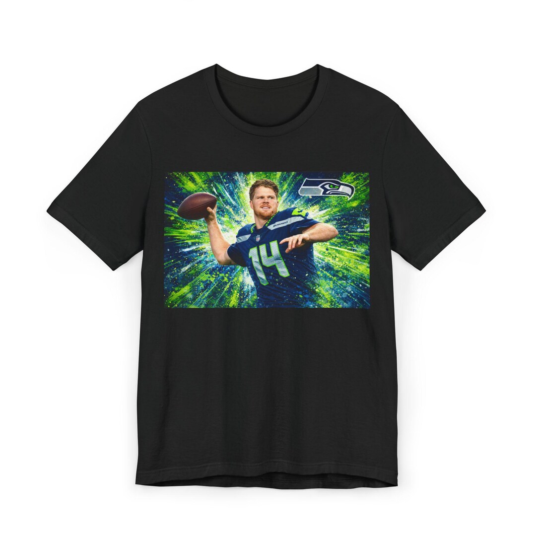 Seattle Seahawks Sam Darnold T-shirt | Super Bowl Football Tee - Etsy