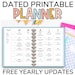 Printable Teacher Planner Dated 2024-2025, Free Yearly Updates, Teacher ...