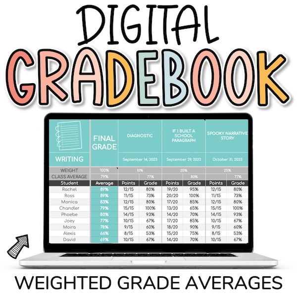 Gradebook - Etsy