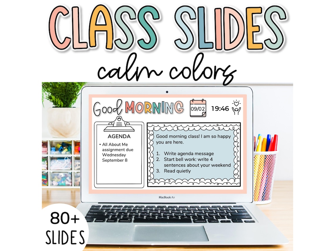 Class Slides, Daily Google Slides Templates for Classroom, Agenda ...