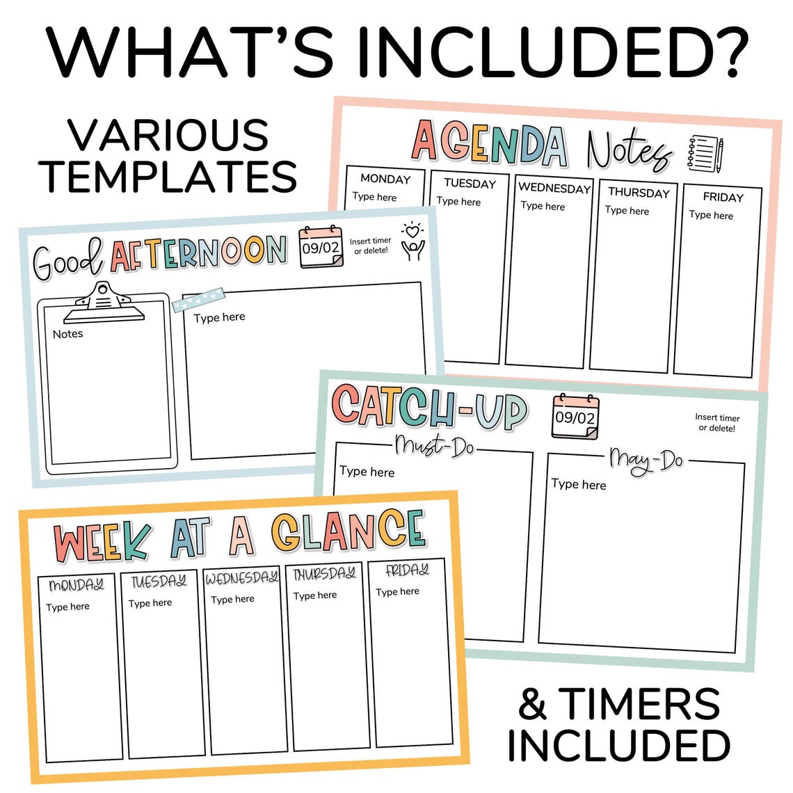 Class Slides, Daily Google Slides Templates for Classroom, Agenda ...