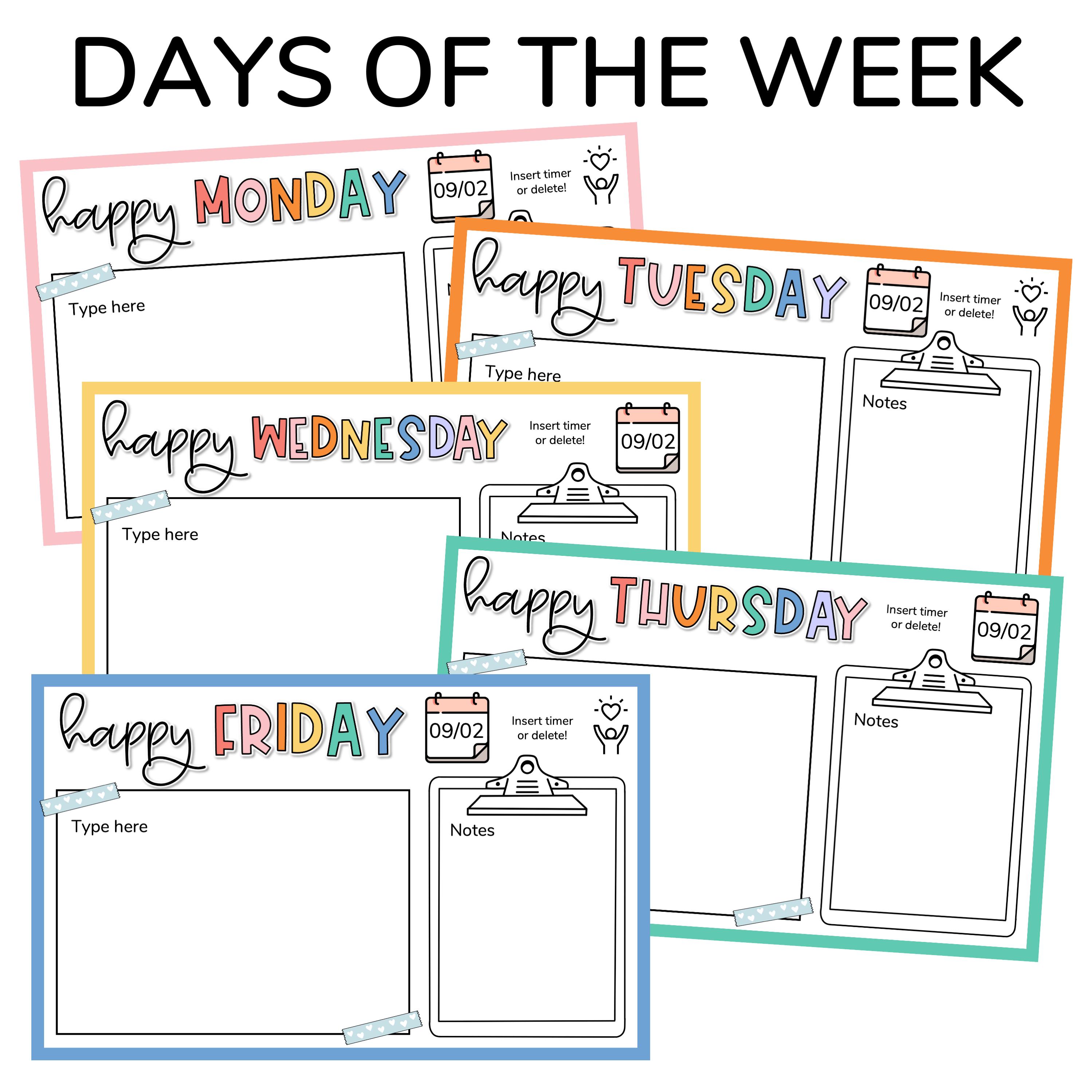 Morning Slides, Daily Google Slides Templates for Classroom, Agenda ...