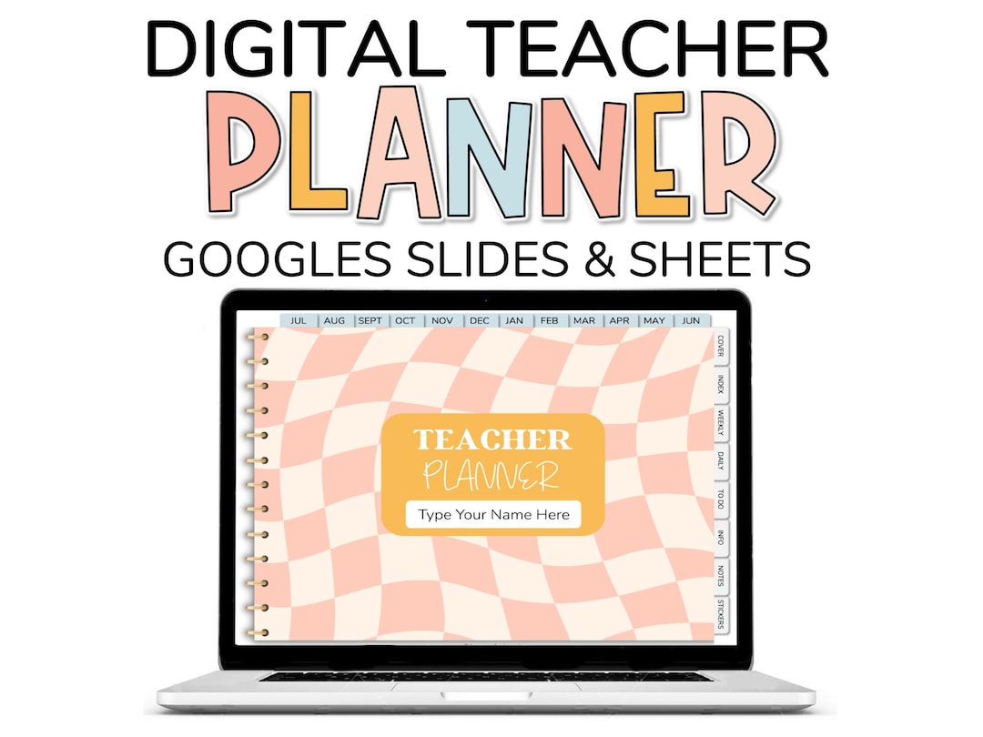 Digital Teacher Planner 2025-2026, Free Yearly Calendar Updates, Google ...