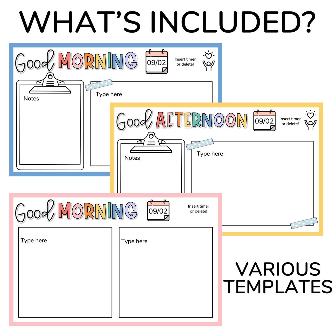 Morning Slides, Daily Google Slides Templates for Classroom, Agenda ...
