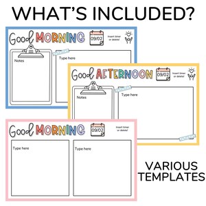 Morning Slides, Daily Google Slides Templates for Classroom, Agenda ...