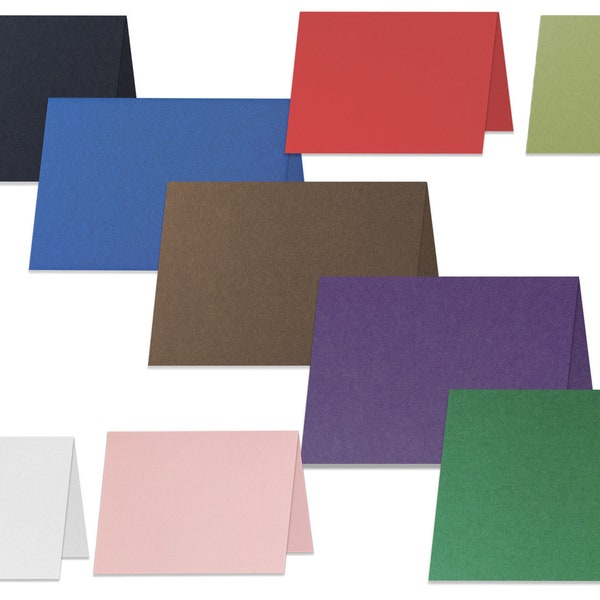 Blank Colored Note Cards - Etsy