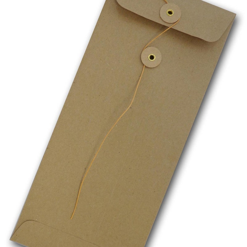 String Tie Envelopes - Etsy