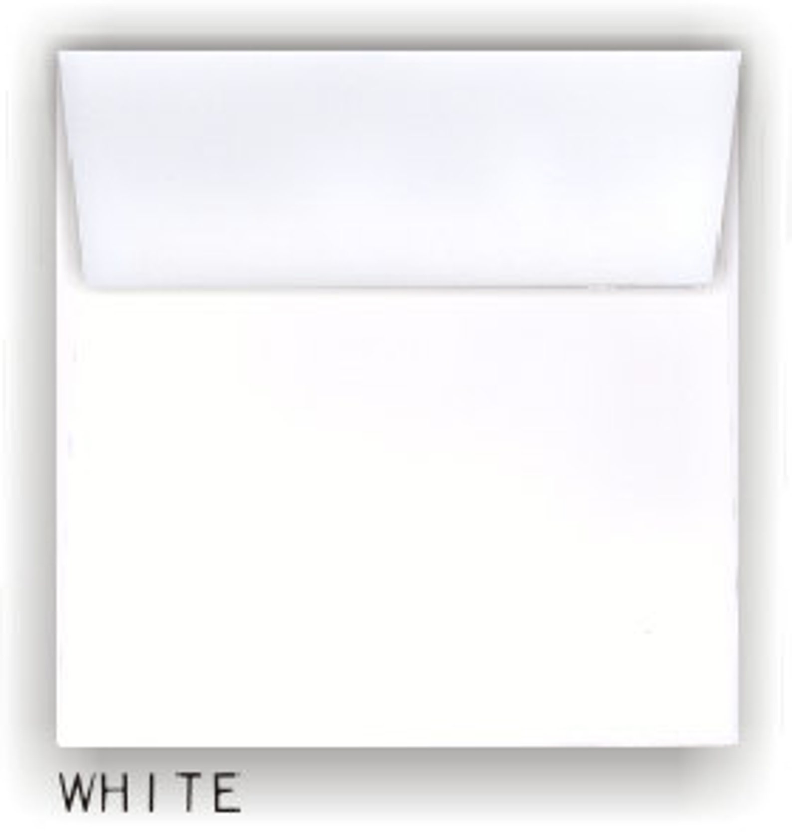 WHITE 5 Inch SQUARE Envelopes 50 Pk - Etsy