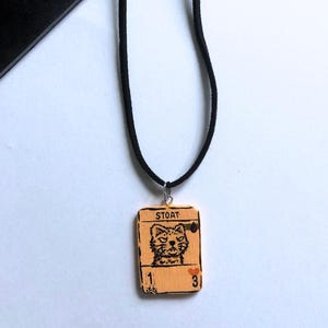 Handmade/hand-painted Inscryption Necklace - Etsy