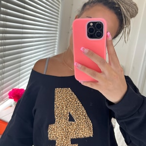 Patchwork Number Crewneck - Etsy