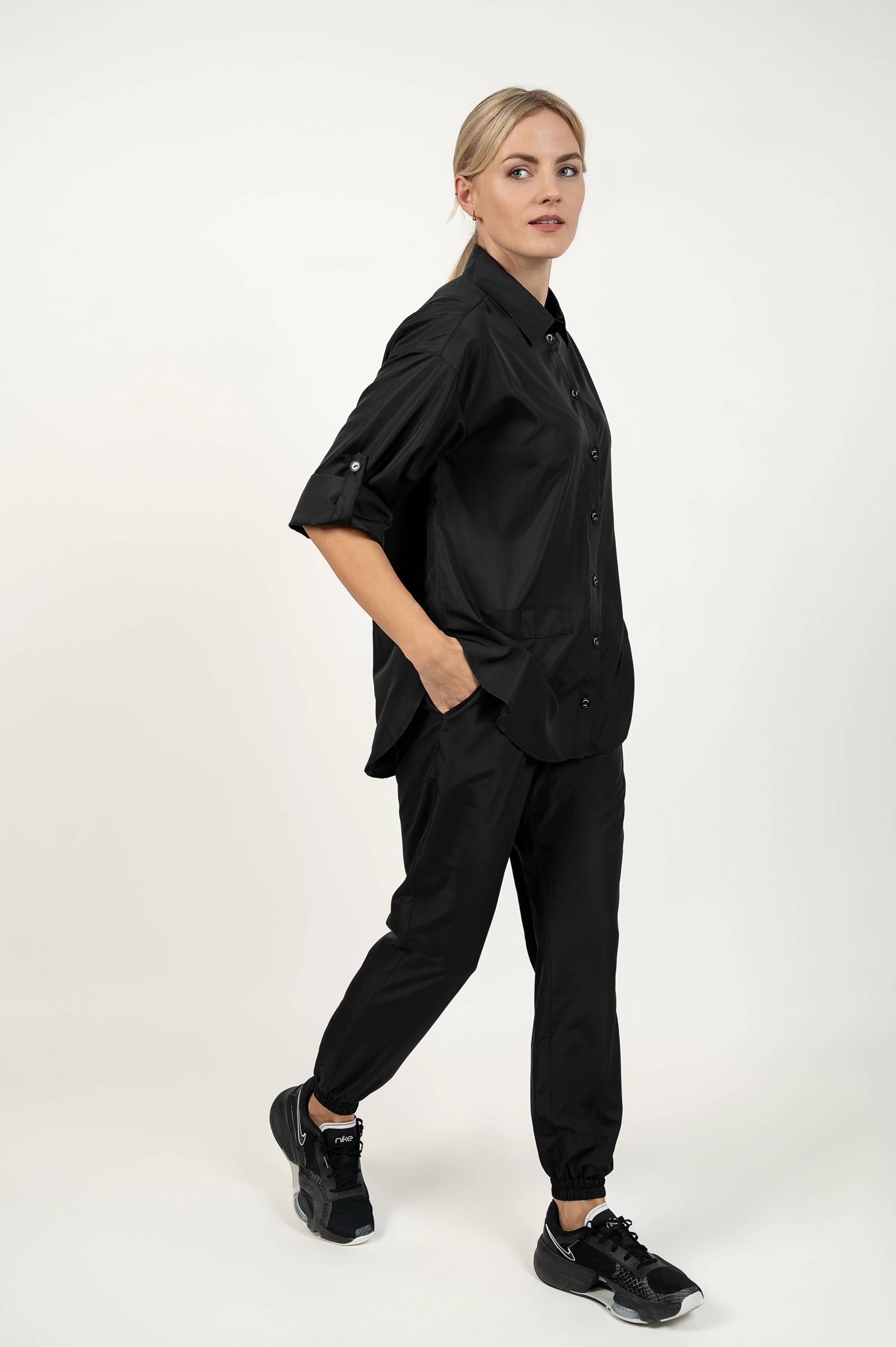 Professional Hairdresser Uniform Set | Bleach-resistant Top & Pants ...