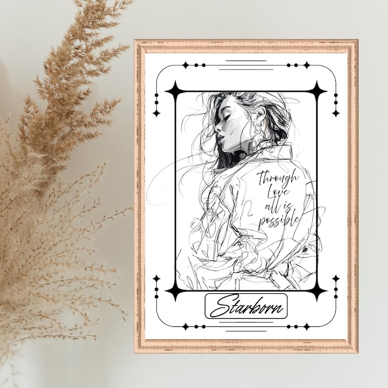 Starborn Acotar-inspired Fantasy Romance Art, Bryce or Danika Court ...
