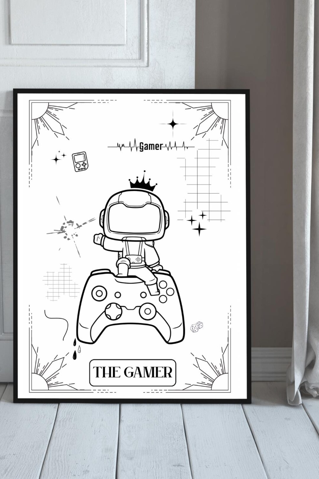 The Gamer Tarot Card Digital Dreamer, Major Arcana Print, Gaming Arcana ...