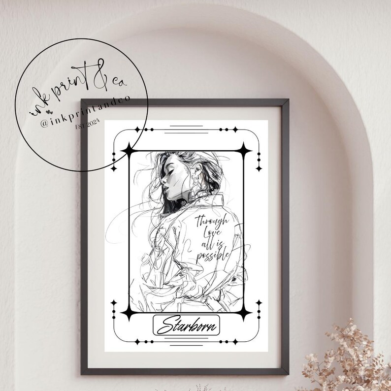 Starborn Acotar-inspired Fantasy Romance Art, Bryce or Danika Court ...
